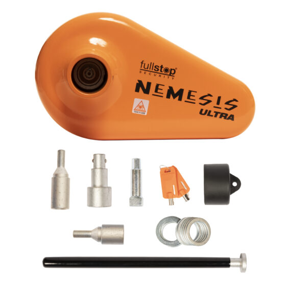 Nemesis Ultra (FNU200) caravan wheel lock from Fullstop Security
