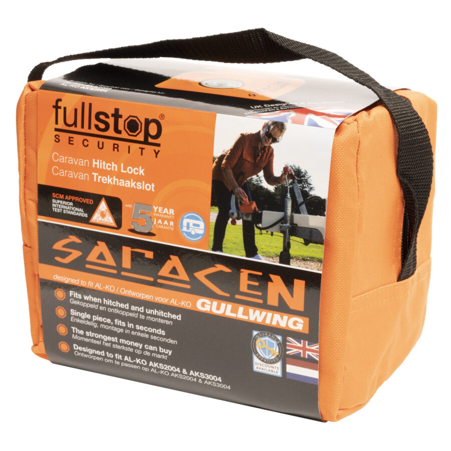 Saracen Gullwing (FHL555) hitch lock from Fullstop Security