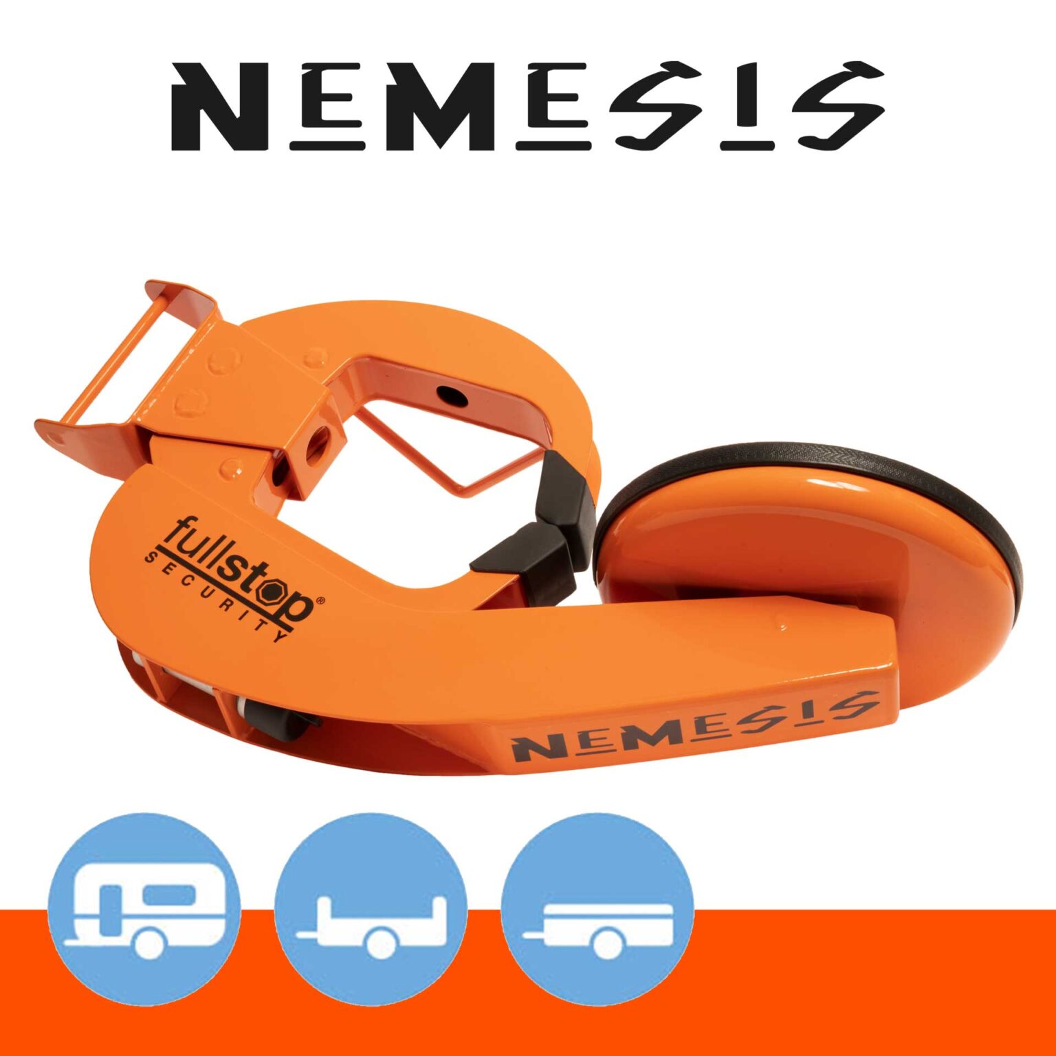 Nemesis Plus (FNP300) motorhome wheel lock from Fullstop