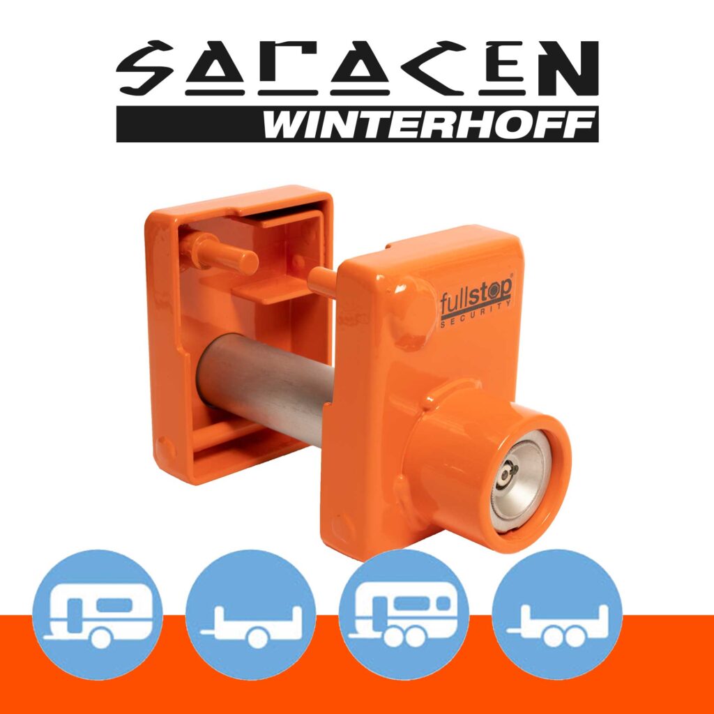 Twin axle caravan security • Fullstop Security